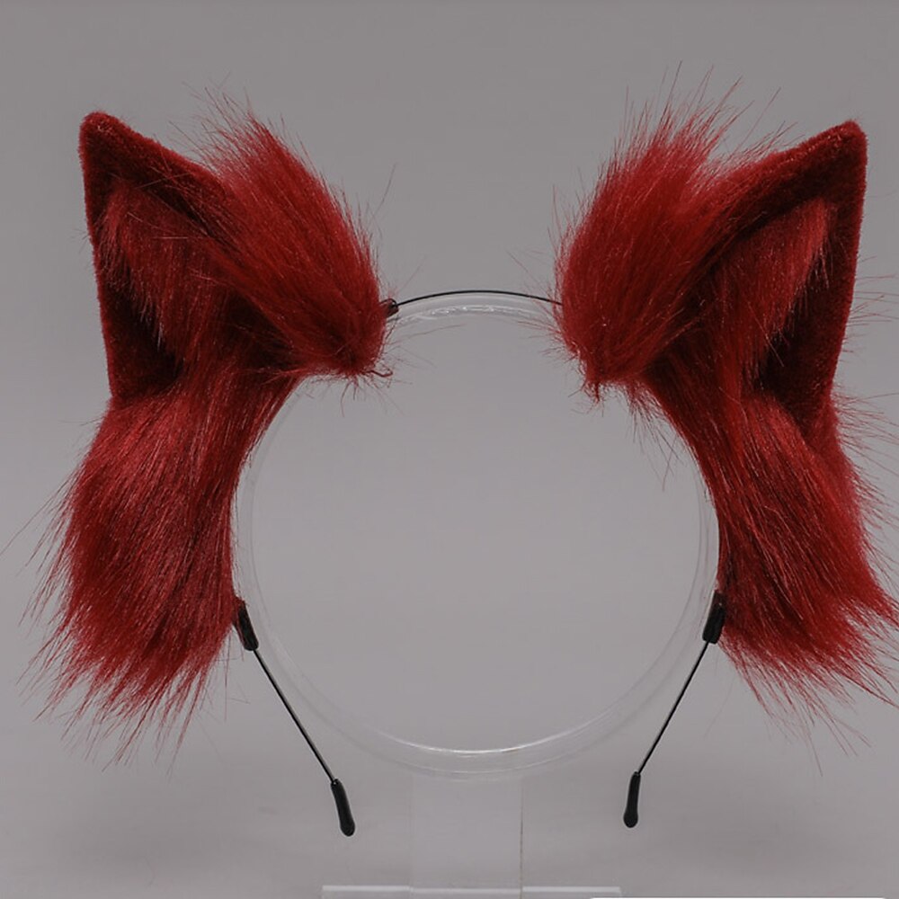 Wolf Ears Fox Ears And Tail Set For Cosplay, Halloween Party - Ghana ...