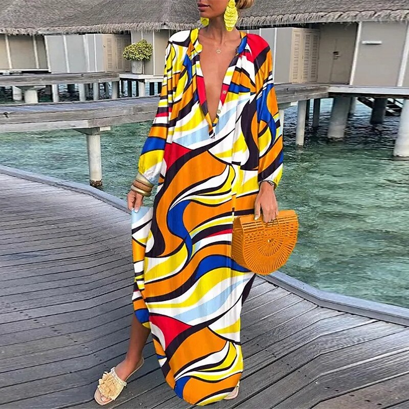 Women's Casual Dress Shift Dress Swing Dress Long Dress Maxi Dress ...