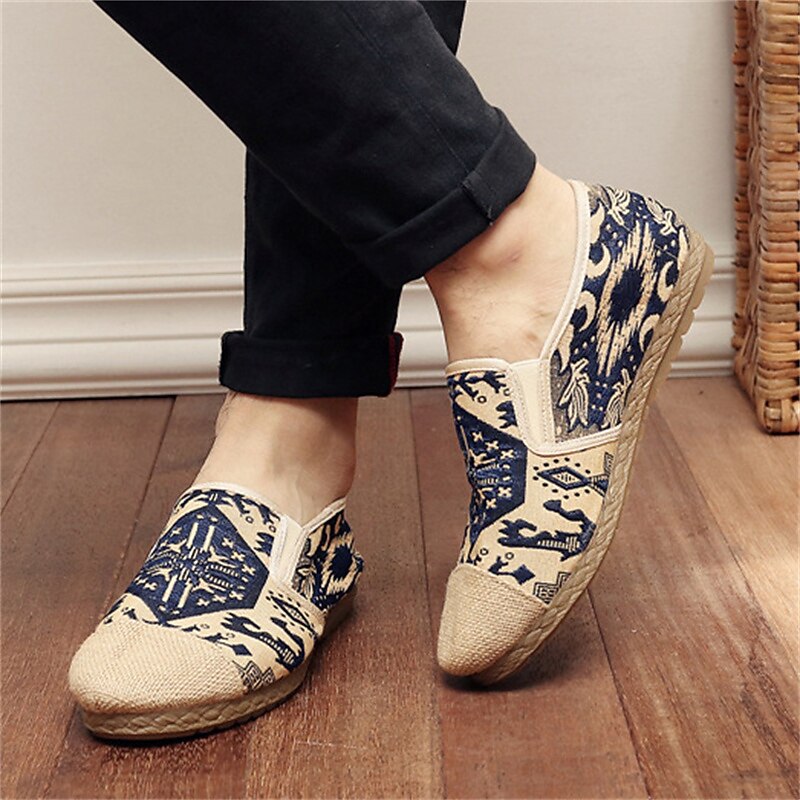 ZFTL Men Net Shoes Summer Chinese Traditional Ethnic