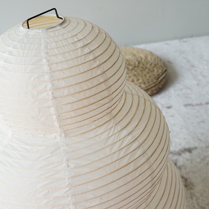 Paper Lamp Modern Retro Desk Lamp Japanese Design Paper Lampshade LED ...