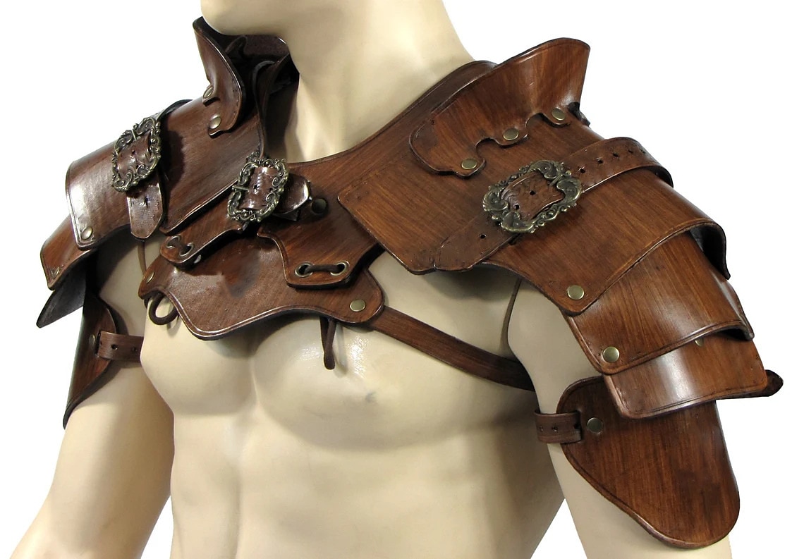 Retro Vintage Medieval Renaissance Armor Shoulder Armor Chest Guard ...
