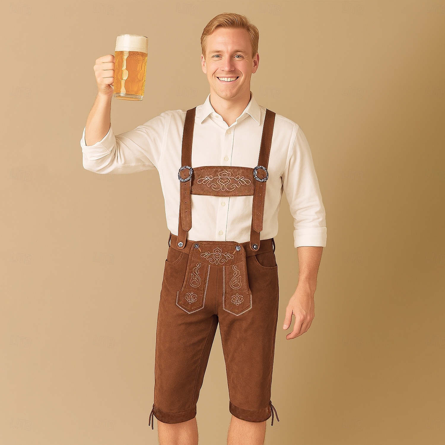 Oktoberfest Lederhosen Bavarian German Munich Wiesn Men's Traditional ...