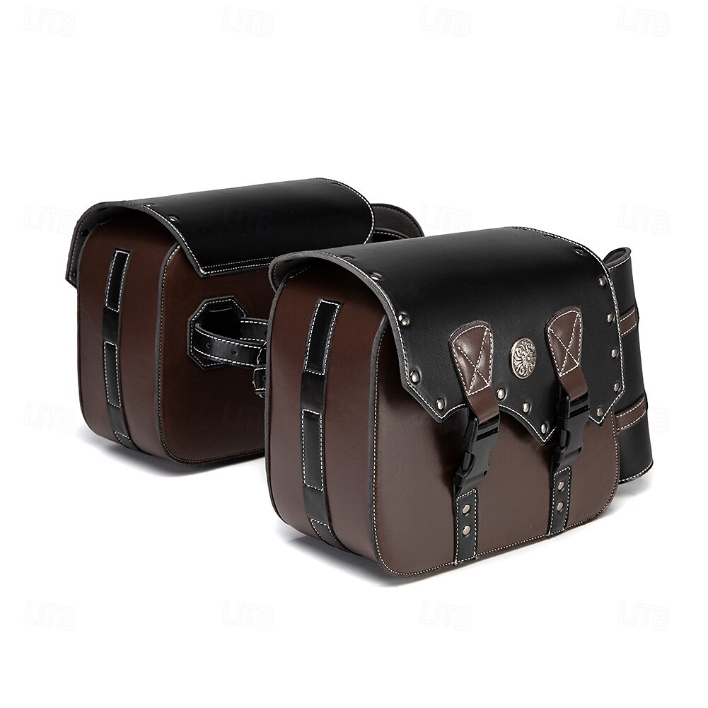 Western Retro Vintage Punk & Gothic Saddlebags Motorcycle Bag Side Bags ...