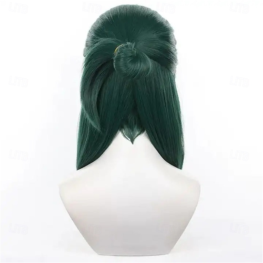 Green Anime Cosplay Wig with Bangs and Long Twin Tails – Ancient Palace ...