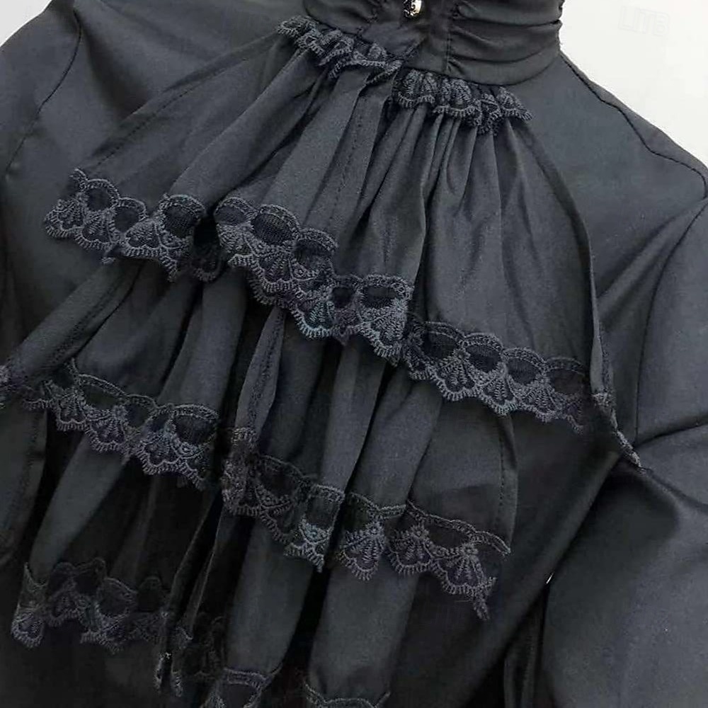 Gothic Victorian Renaissance Shirt Long Sleeves Prince Gentleman ...