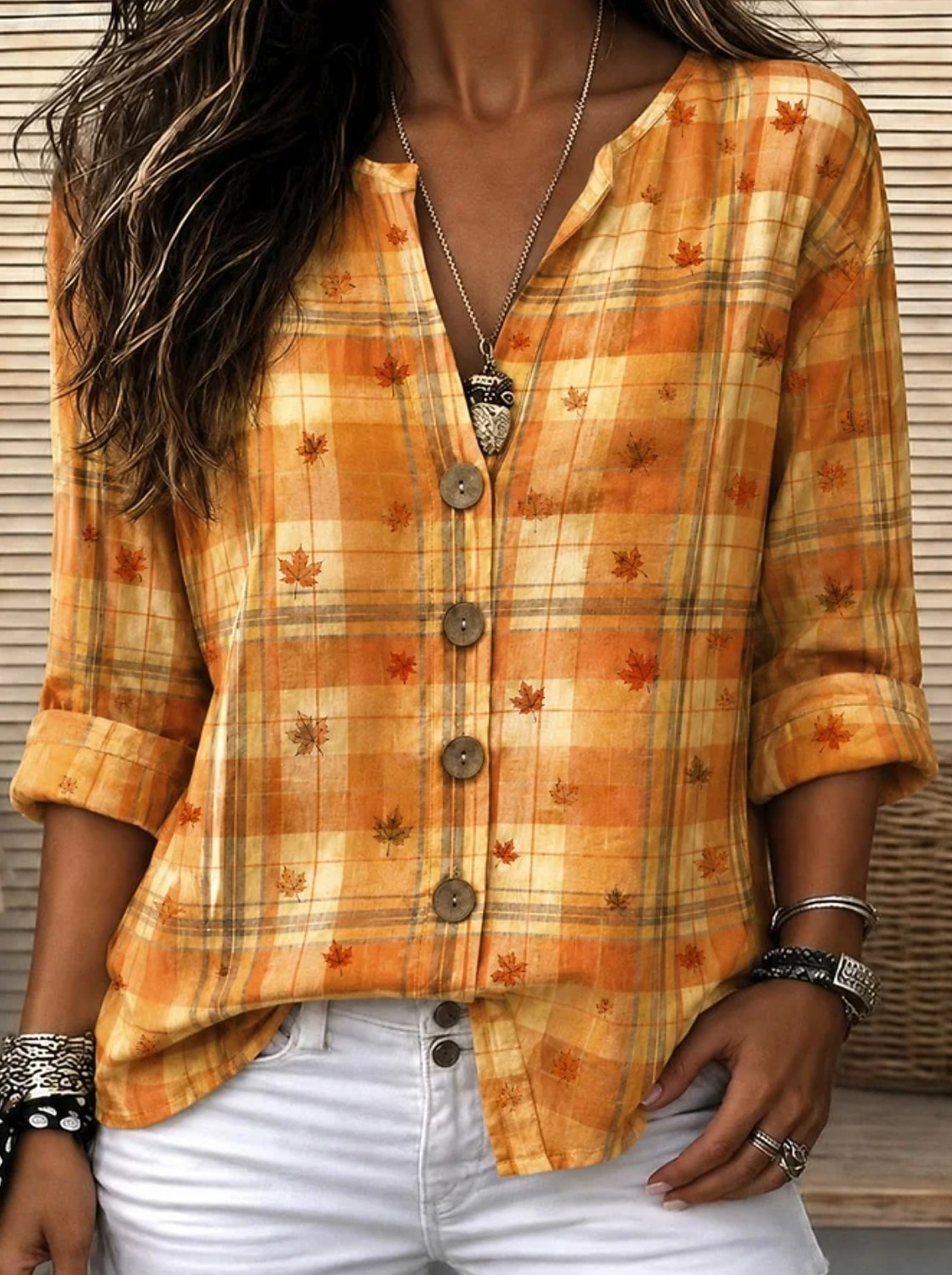 Halloween Women's Shirt Ombre Floral Graphic Elegant Vacation Vintage 3 ...