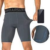 Arsuxeo Men's Running Tight Shorts Compression Shorts Yoga Shorts ...