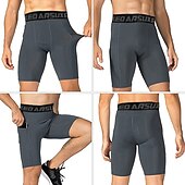 Arsuxeo Men's Running Tight Shorts Compression Shorts Yoga Shorts ...