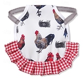 Pet Feather Protection Fixture Rooster Pattern Back Wing Protector Hen ...