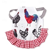 Pet Feather Protection Fixture Rooster Pattern Back Wing Protector Hen ...