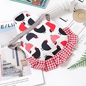 Pet Feather Protection Fixture Rooster Pattern Back Wing Protector Hen ...