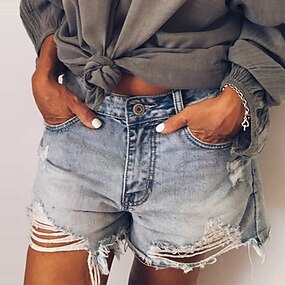 Denim, Women's Shorts, Search LightInTheBox - Page 2