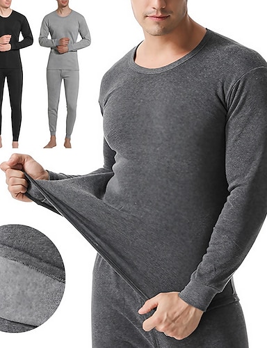 Sous vêtement thermique Vêtements de nuit Intérieur Homme Polyester ...