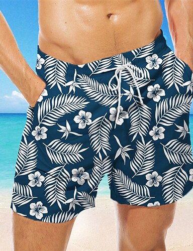 Per uomo Boxer da surf Pantaloncini da mare Boxer da mare A cordoncino ...