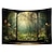 Window View Forest Hanging Tapestry Wall Art Large Tapestry Mural Decor ...