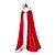 Wedding Cape Hooded Cloak for Bride Winter Reversible with Faux Fur ...