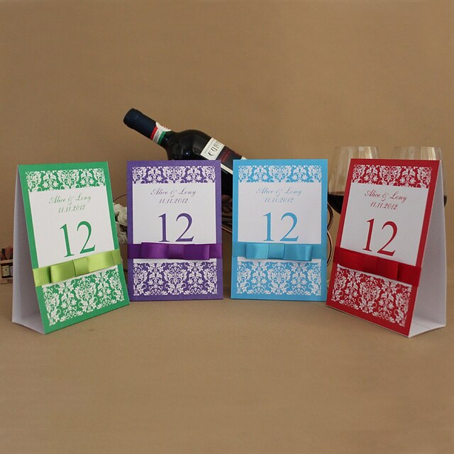 Classic Damask Table Number Card (Set of 10) 2025 - $14.99