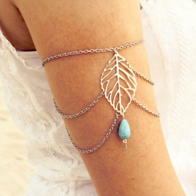 Women's Body Jewelry Body Chain Arm Chain Carved European Turquoise ...