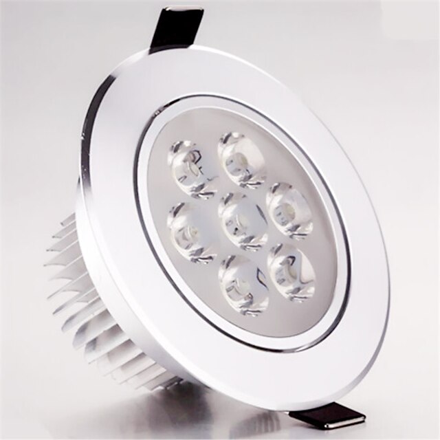 1pc 7W 7LEDs Easy Install Recessed LED Ceiling Lights LED Downlights ...