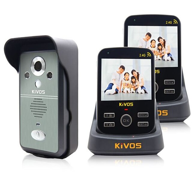 KiVOS KDB300 Wireless Intercom Household Visual Doorbell with ...