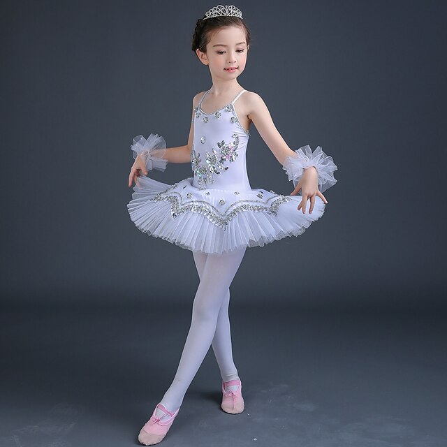 Ballet Dress Lace Crystals / Rhinestones Paillette Performance ...