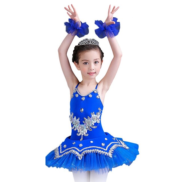 Ballet Dress Lace Crystals / Rhinestones Paillette Performance ...