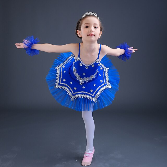 Ballet Dress Lace Crystals / Rhinestones Paillette Performance ...