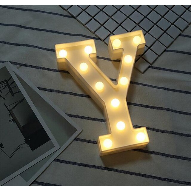 LED Letter Lights Sign 26 Letters Alphabet Light Up Letters Sign for ...