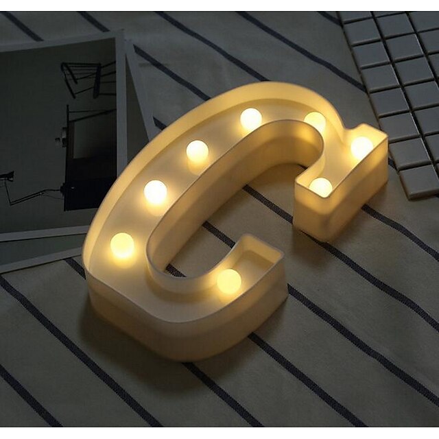 LED Letter Lights Sign 26 Letters Alphabet Light Up Letters Sign for ...