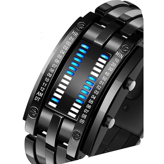 Digital Watch Valentine's Day Gift for men Cool Fashion Wristwatch LED ...