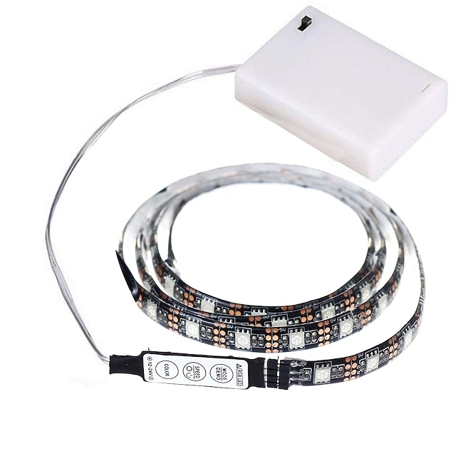 led stripe lys 2m vanntette led lys striper rgb tiktok lys stripe aa ...