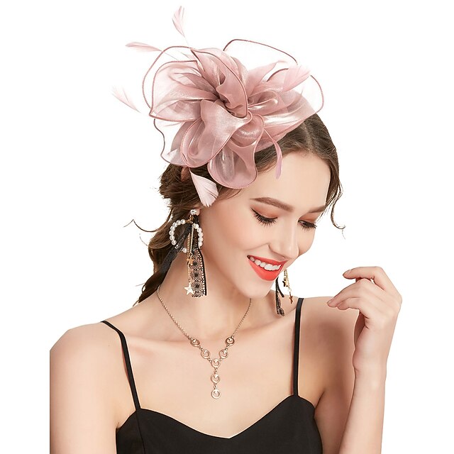 Fascinators Headpiece Tulle Tea Party Horse Race Ladies Day Elegant ...