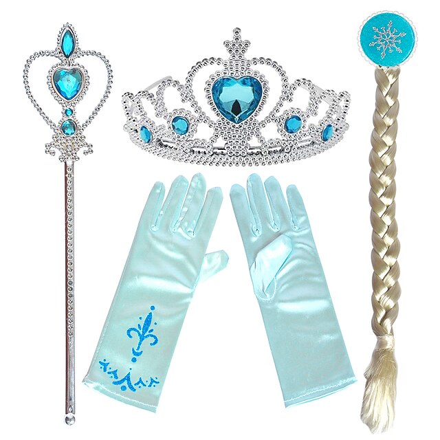 Tiaras Forehead Crown Magic stick Resin PP For Princess Elsa Anna ...