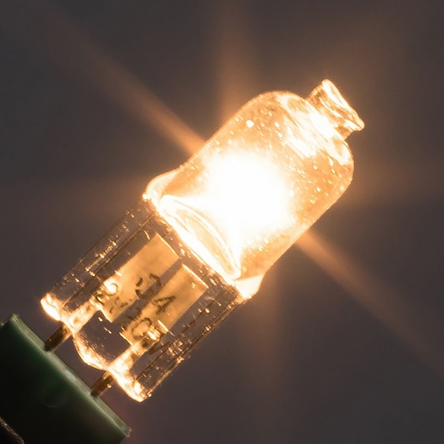 10pcs 20W Halogen Bi-pin Light Bulb 20pcs 240lm G4 Warm White 12V for ...