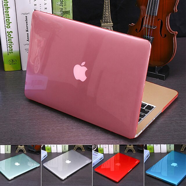 Solid Colored Crystal Translucent Cover For MacBook Pro Air Retina 11 ...