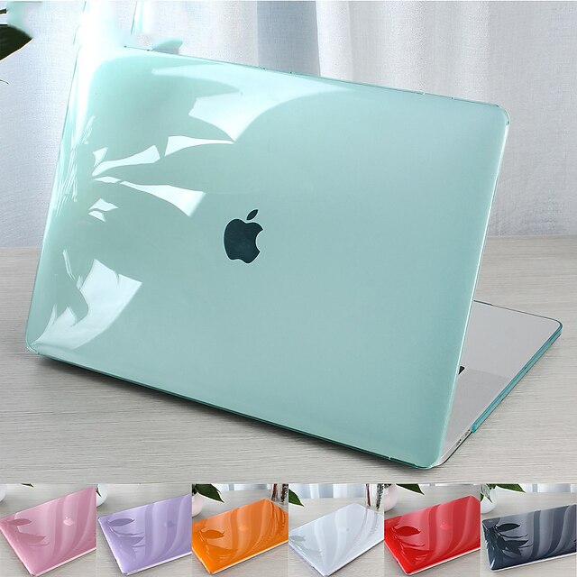 Solid Colored Crystal Translucent Cover For MacBook Pro Air Retina 11 ...
