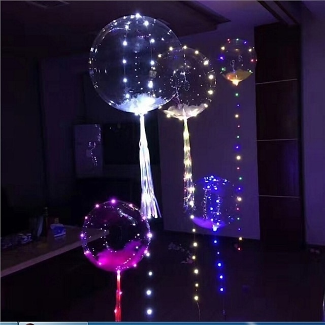 10PCS LED Light up Balloon LED String Lights 16” Colorful Luminous Prom ...