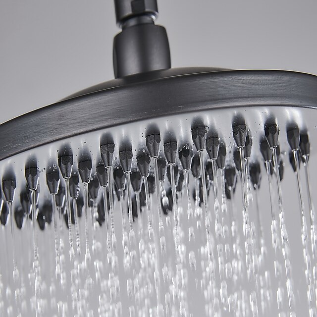 to håndtak dusj system sett, sort messing armatur tre hull justerbar ...