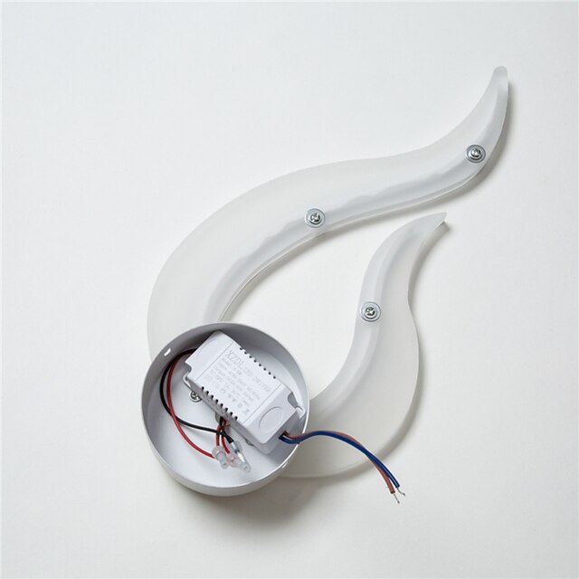 1-Light 31cm LED Wall Lamps Fire Shape Design Wall Sconces Modern ...