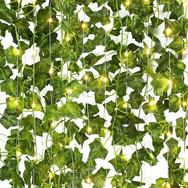 Elegant Wedding Reception Party Artificial Plants LED String Light 2M ...