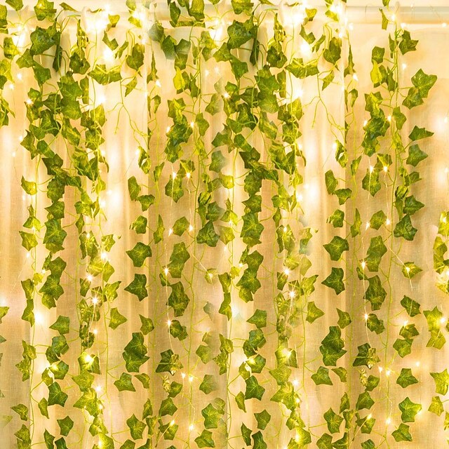 Elegant Wedding Reception Party Artificial Plants LED String Light 2M ...