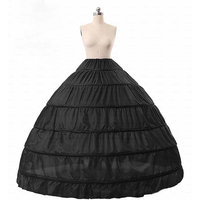 Rococo Baroque Victorian Floor Length Petticoat Hoop Skirt Under Skirt ...