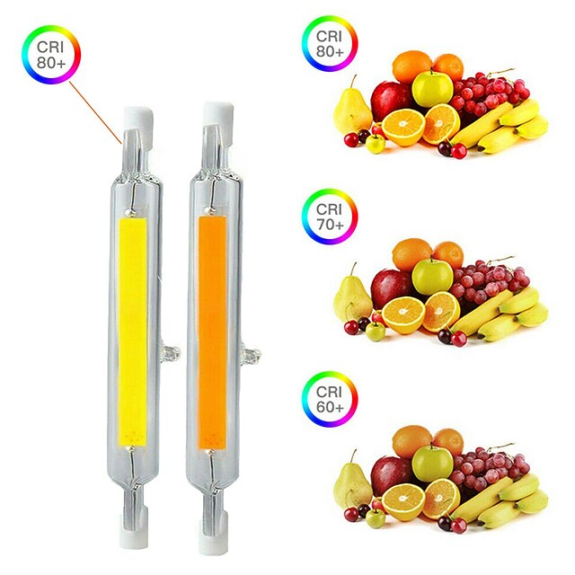 1pc 118mm 78mm 10W LED J-Type Lights Bulb 1000lm R7S T1 COB Beads 100W ...