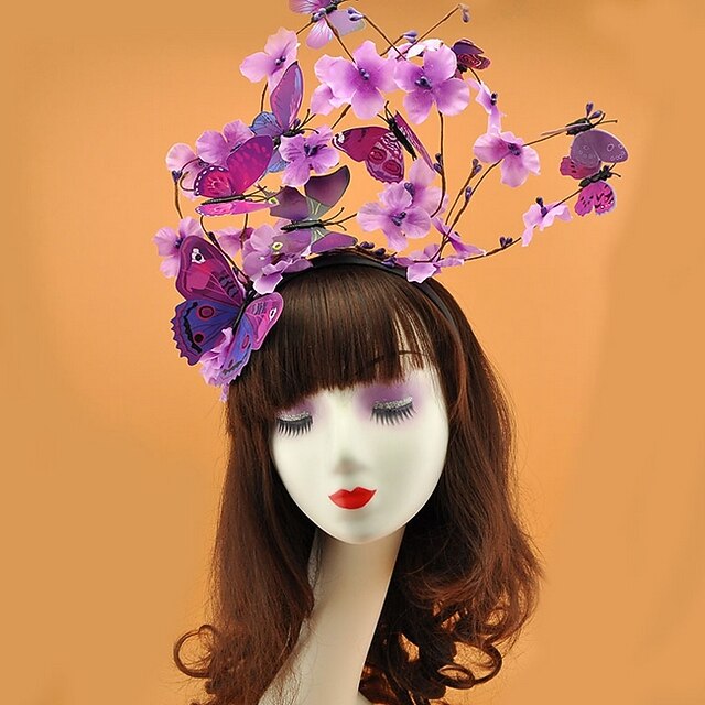 Poly / Cotton Blend Fascinators Kentucky Derby Hat with Bow(s) 1 PC ...