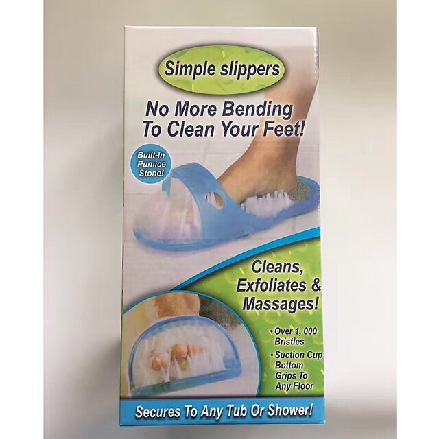 Shower Foot Brush Cleaner Scrubber Bathroom Washing Legs Sandal ...