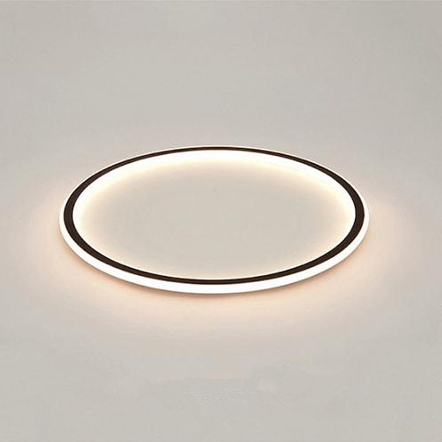 1-Light New LED Ceiling Lamp Round Ultra-Thin Simple Circular Design ...
