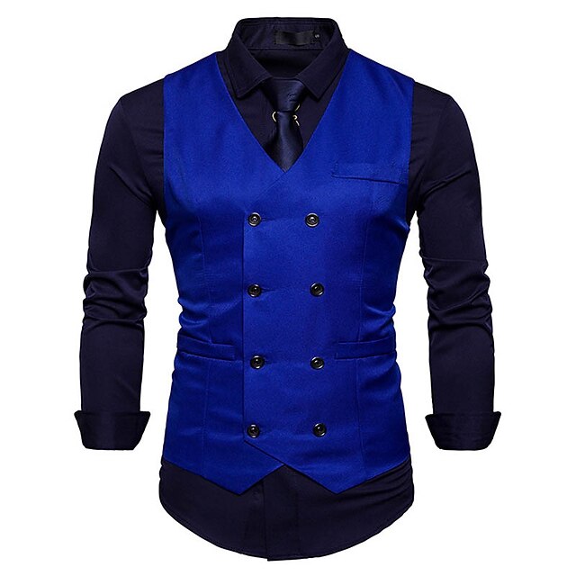 Elegant Vintage Classical Masquerade Vest Waistcoat Gentleman Kingsman ...