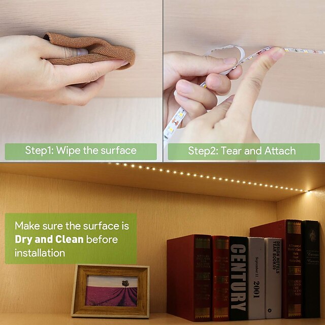 LED Light Strips USB Interface or AA Battery Box Power Supply Flexible ...