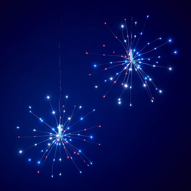led starburst scintille lumières bricolage extérieur étanche fée ...