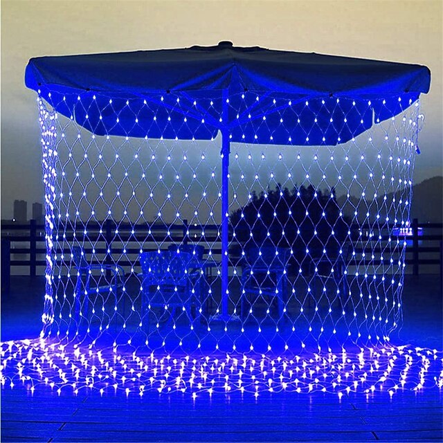 Net Lights Connectable 6M*4M 720 LED 8 Modes Low Voltage Mesh Fairy ...
